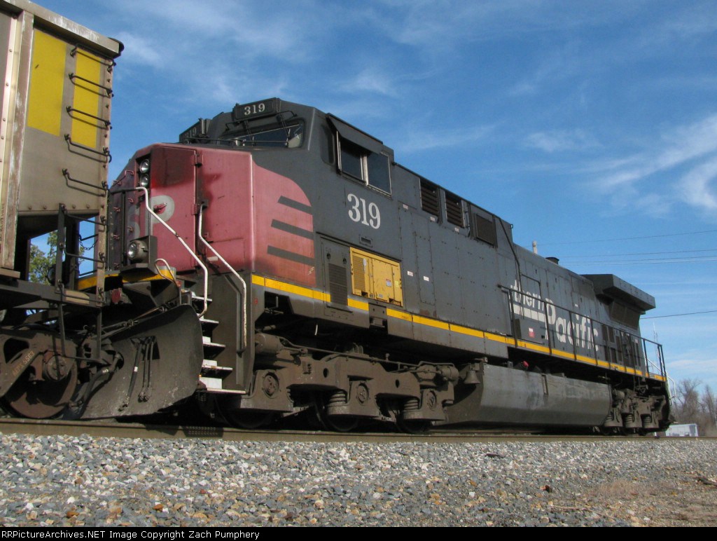 Southbound KCS Loaded Coal Train DPU